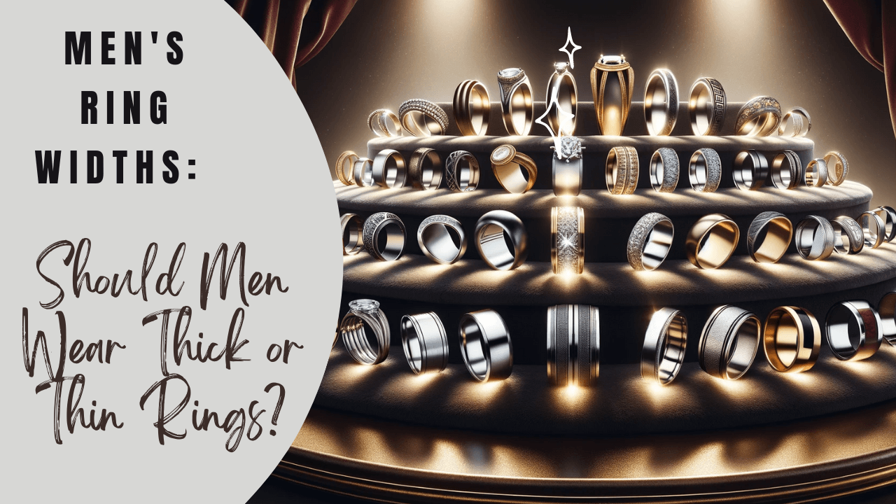 Anillos para hombre: ¿Deben los hombres llevar anillos gruesos o finos ...